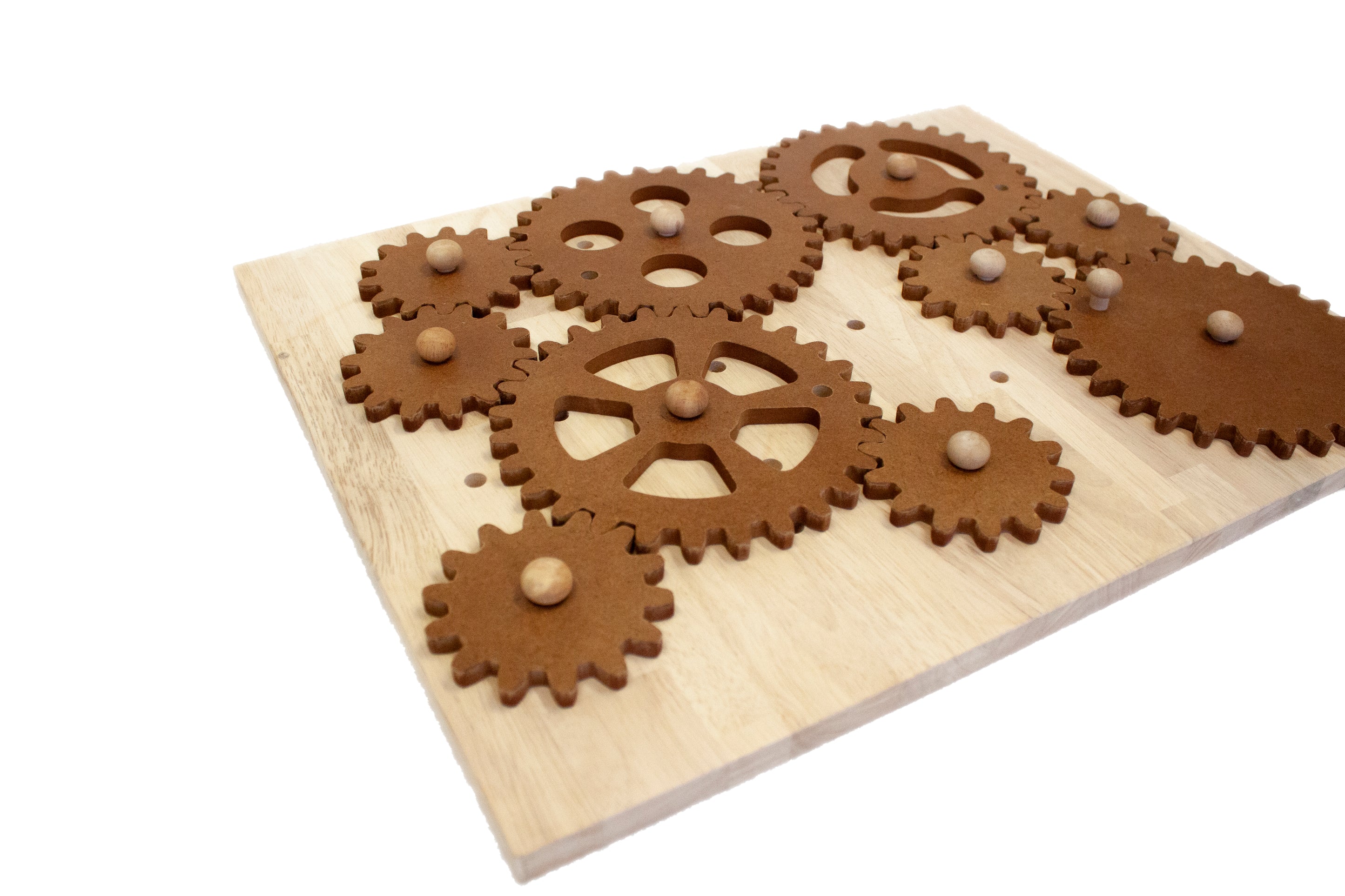 Wooden Gear Construction Board – Our Little Darlings